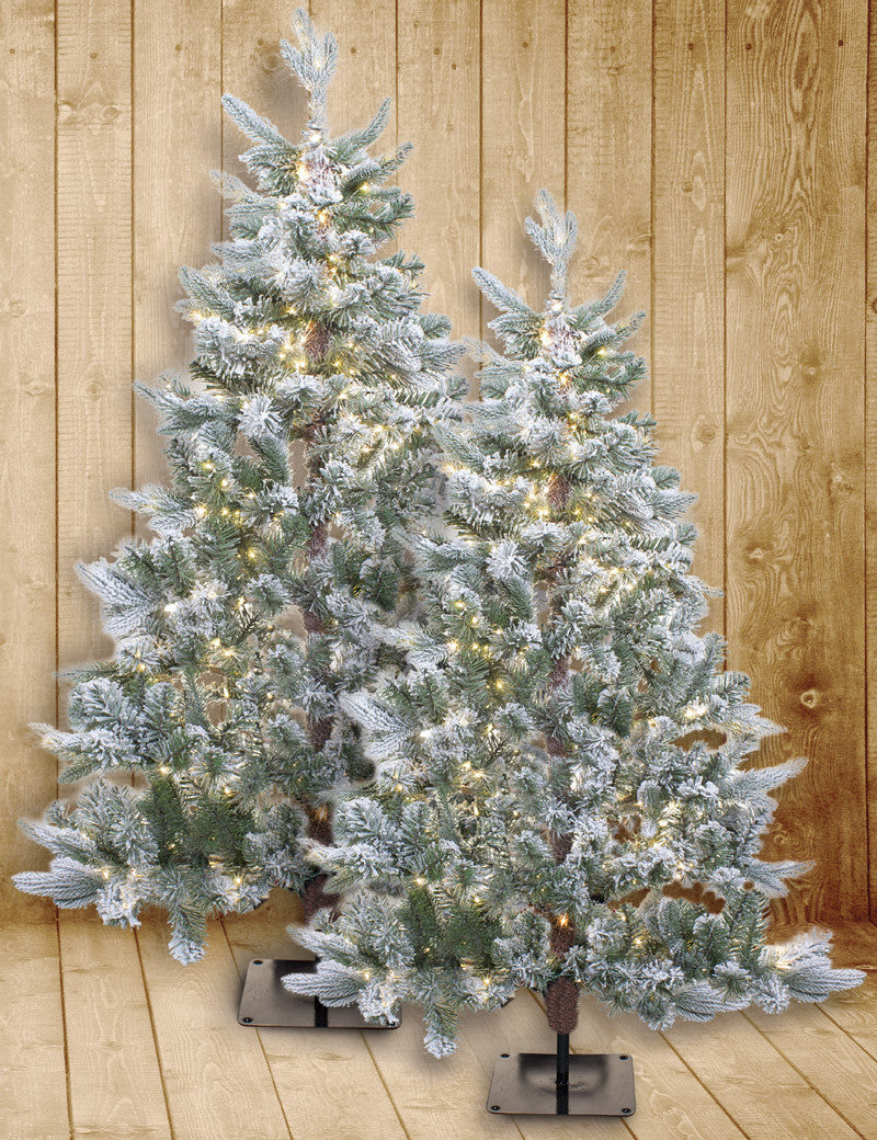 Christmas tree with flat back store