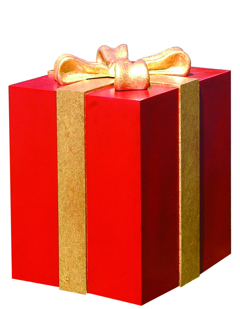 32" Fiberglass Gift Box with Bow – Commercial Christmas Supply ...