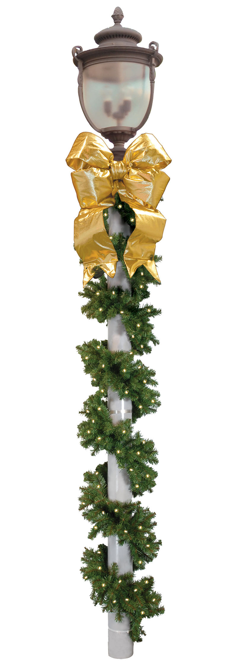 Garland Pole Wrap Kit with 36" Nylon Bow – Commercial Christmas Supply ...